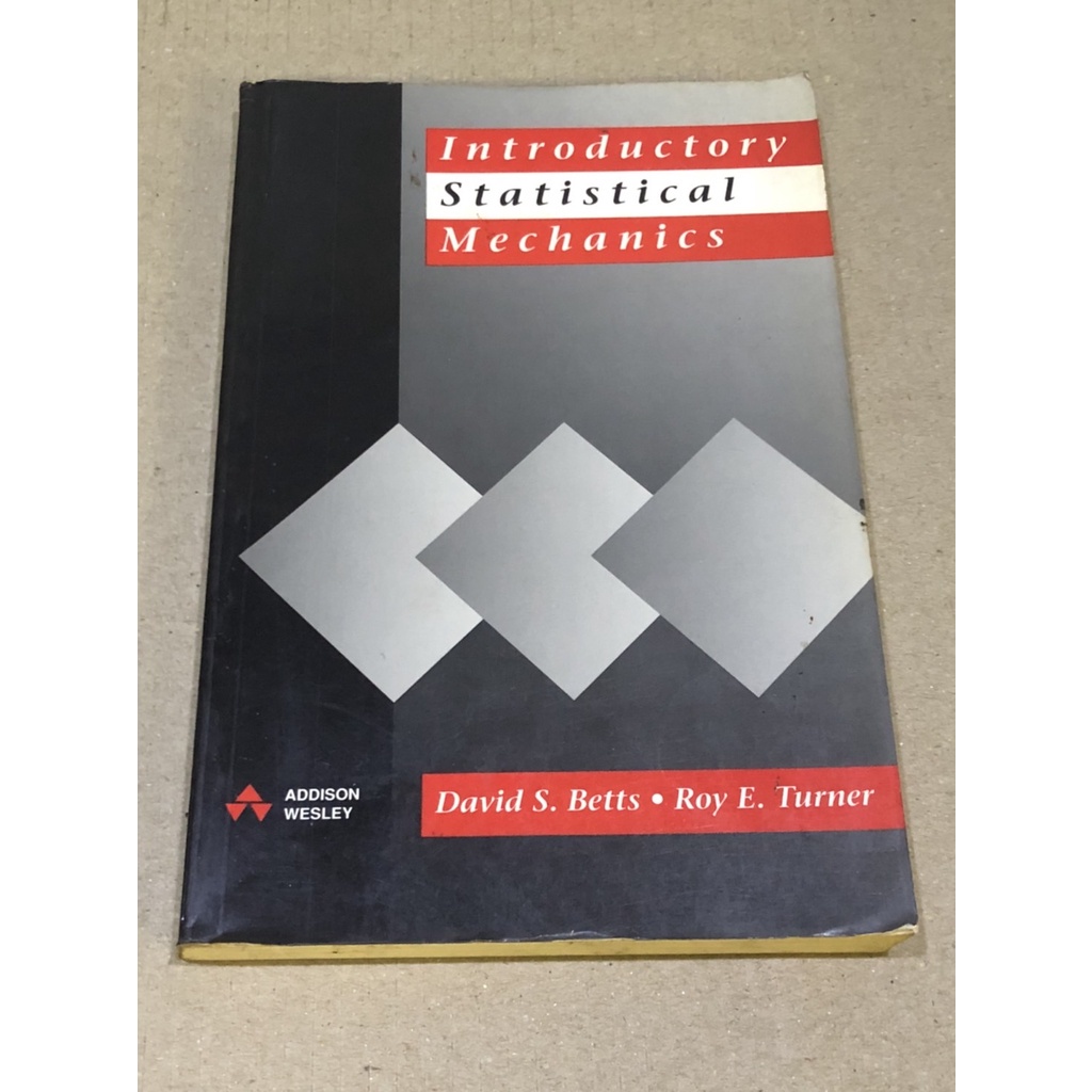 หนังสือมือสอง introductory Statistical Mechanics by david s.betts and ...