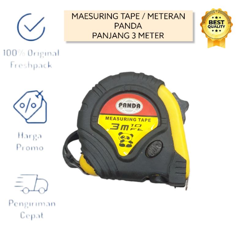 3 เมตร PANDA METER (TRIPLE STOP) 3 เมตร MAERING TAPE MEASURING เครื่องมือ | Shopee Thailand