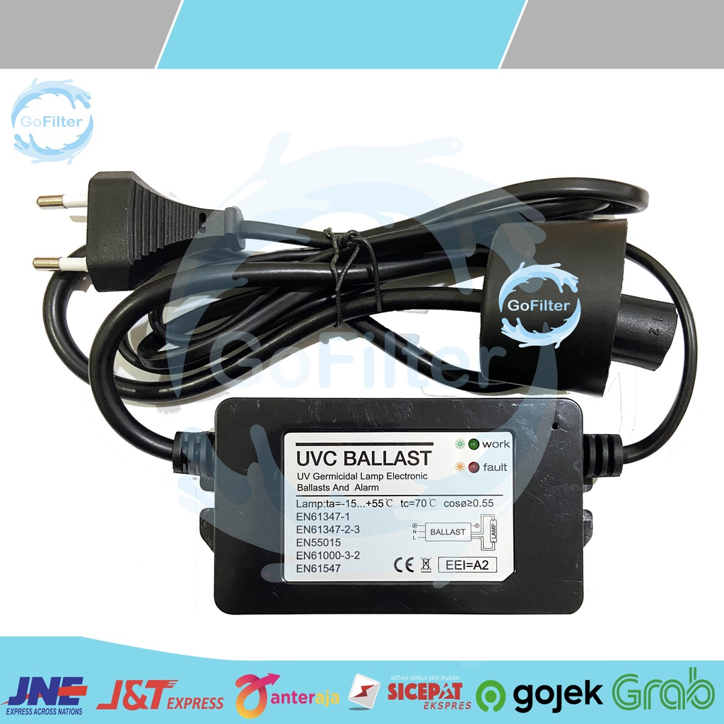 Ballast UV LAMP ADAPTER UVC 8 12 GPM ULTRAVIOLET 32 39 WATT | Shopee ...