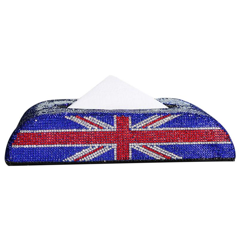 British Flag Car Tissue Box Union Jack British Flag Tissue Box Cover ...