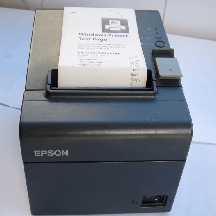 เครื่องพิมพ์ใบเสร็จ Epson TM-T82 | Shopee Thailand