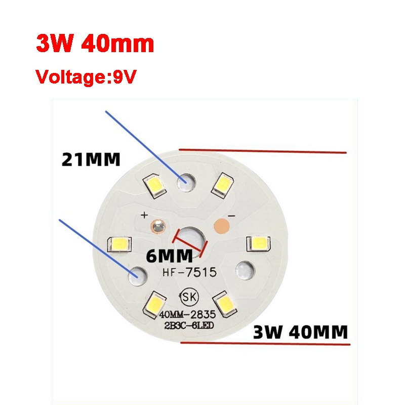2835 SMD ชิป Led 3W - 50W 32 มม. - 113 มม. 2 ชิ้น | Shopee Thailand