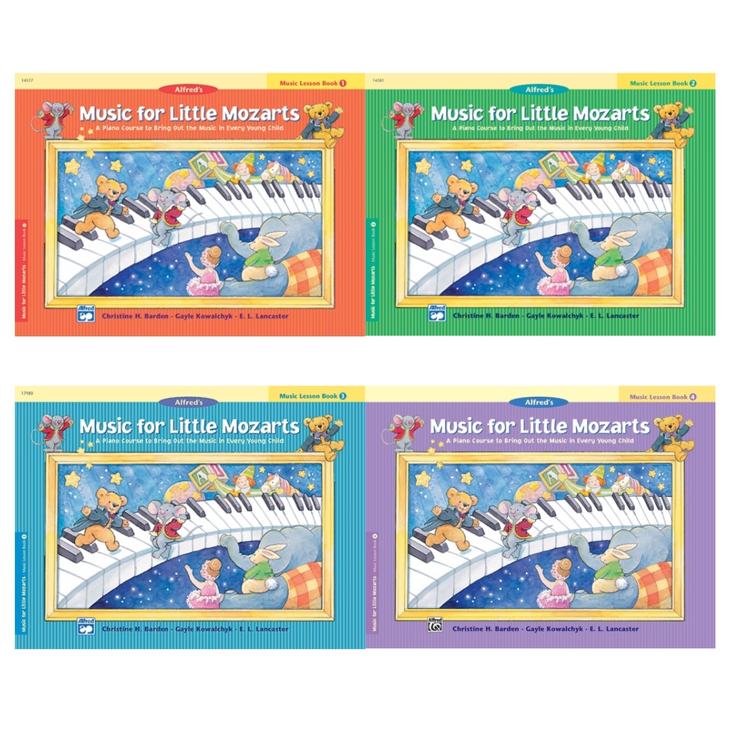 Music for Little Mozarts Book 1-4 (MLM)Alfred Publishing | Shopee Thailand