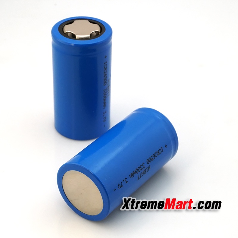 แบตเตอรี่ชาร์จได้ Li-ion 26500 3.7V 3200mAh (ราคาต่อก้อน) Battery for ...