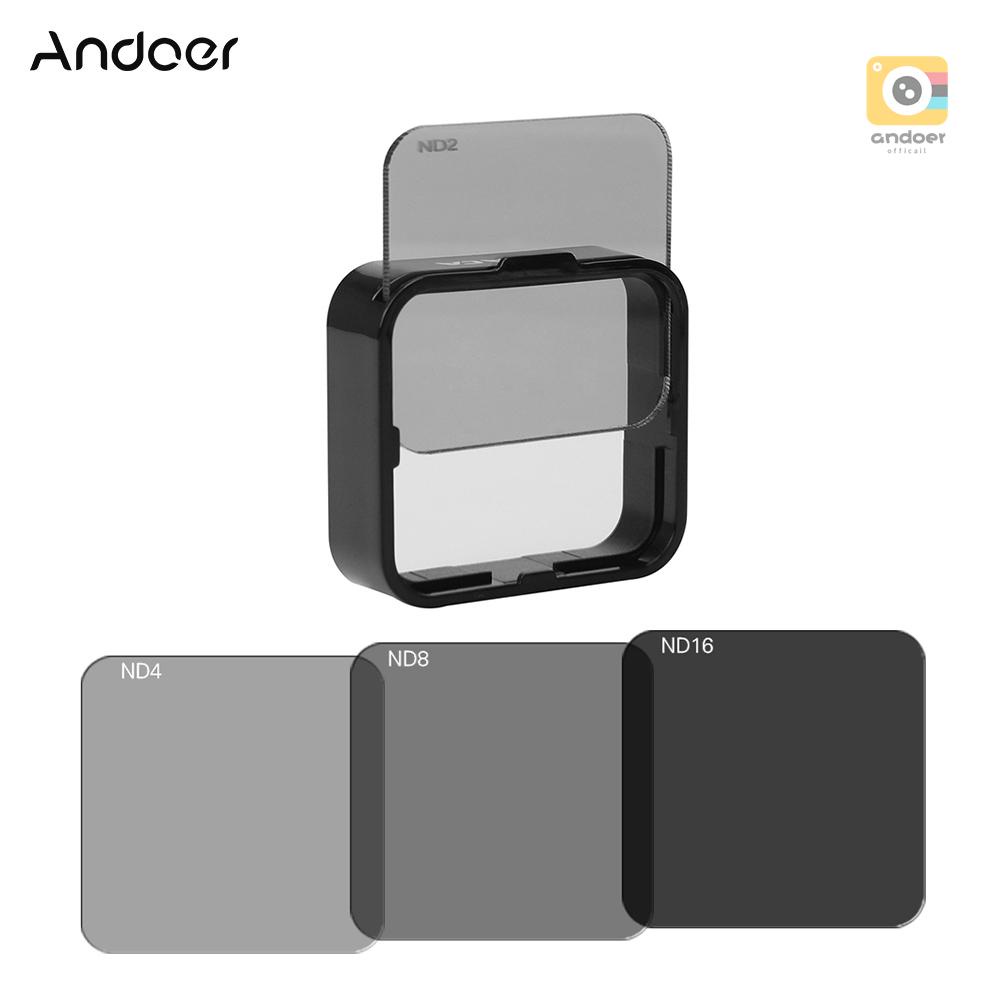 Andoer Square ND Lens Filter Protector Kit Set(ND2/ND4/ND8/ND16 ...