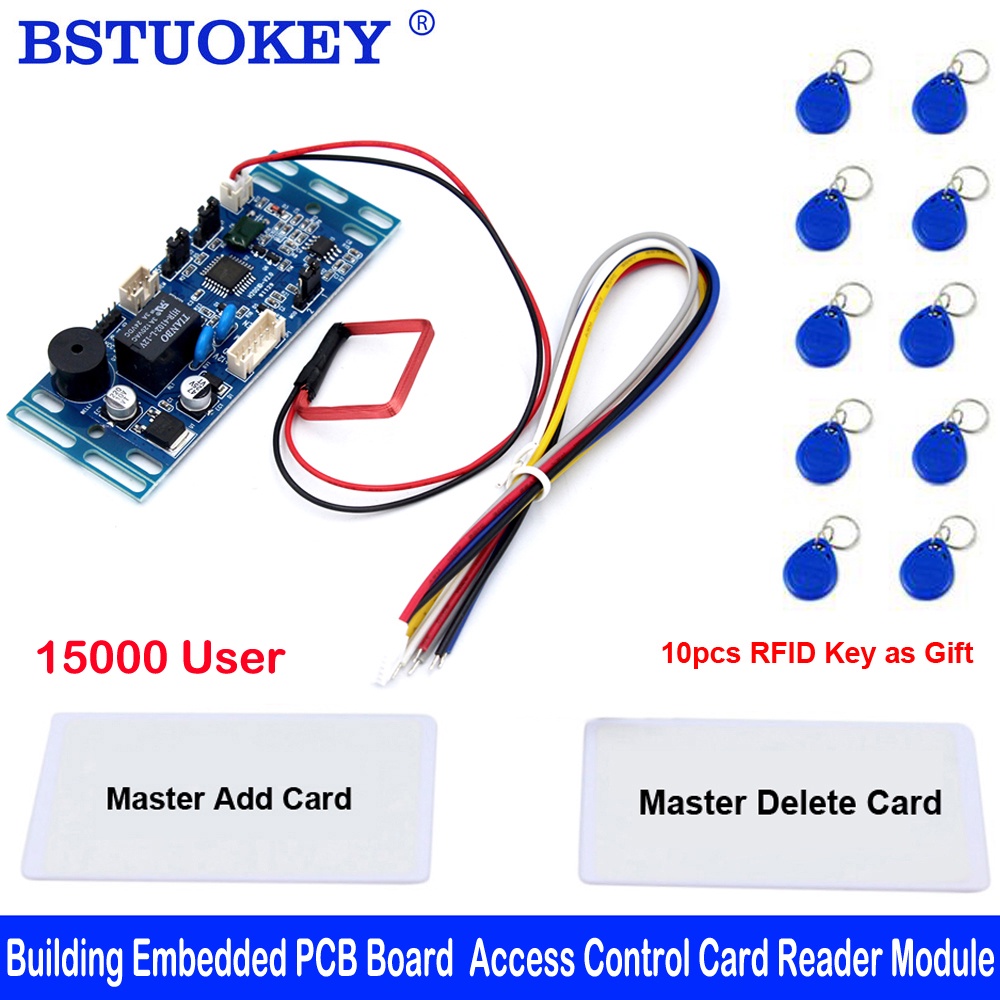2500 users RFID Embedded PCB Board Door Access Control Intercom Access ...