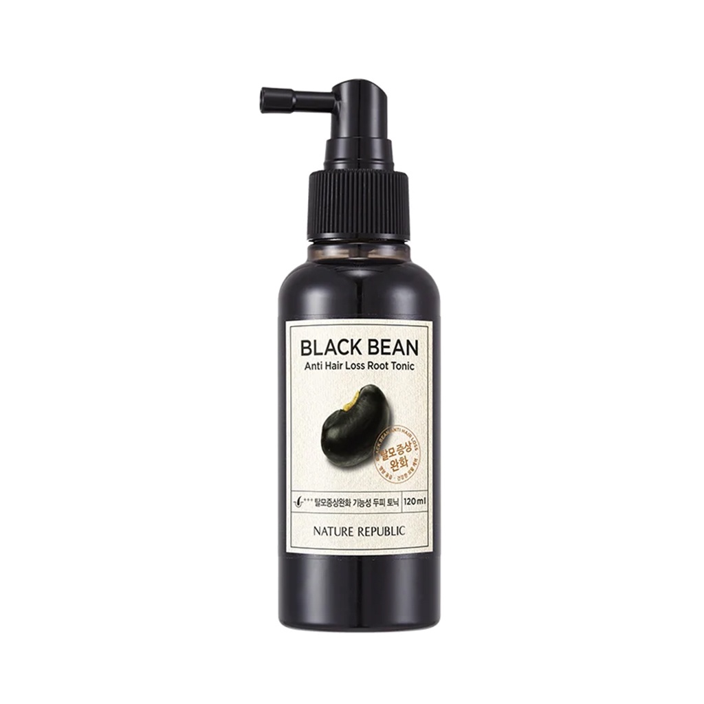 nature republic black bean anti hair loss root tonic | Shopee Thailand