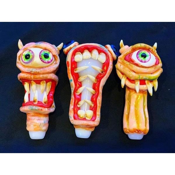 #พร้อมส่งในไทย Monsters 3D pipe By Bongpartyshop | Shopee Thailand