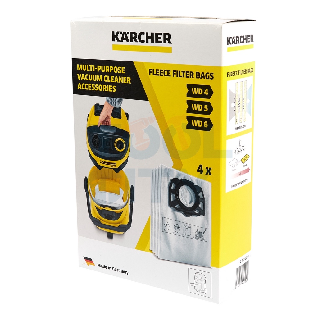 KARCHER FILTER BAGS-FLEECE (4PCS/PAC) สามารถออกใบกำกับภาษีเต็มรูปแบบได้ ...