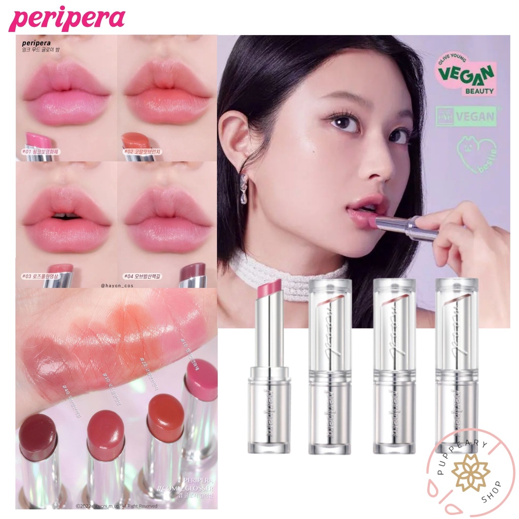 (แท้/พร้อมส่ง) PERIPERA INK MOOD GLOWY BALM 3.2 G | Shopee Thailand