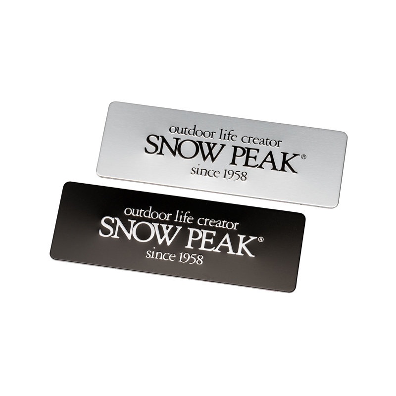 Snow Peak Metal Logo Sticker Set LETTER (Limited Item Festival Spring ...