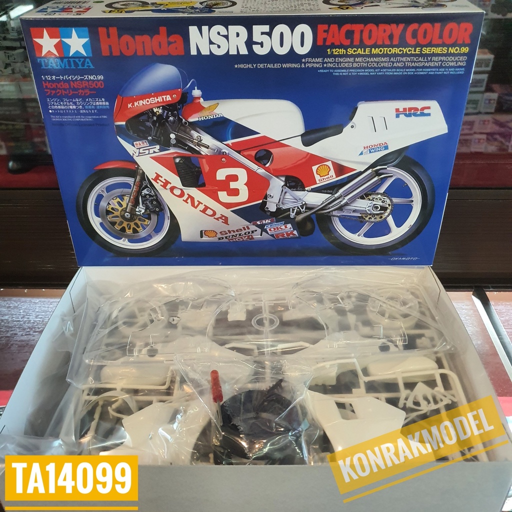 TAMIYA 14099 HONDA NSR500 FACTORY COLOR [1/12] | Shopee Thailand