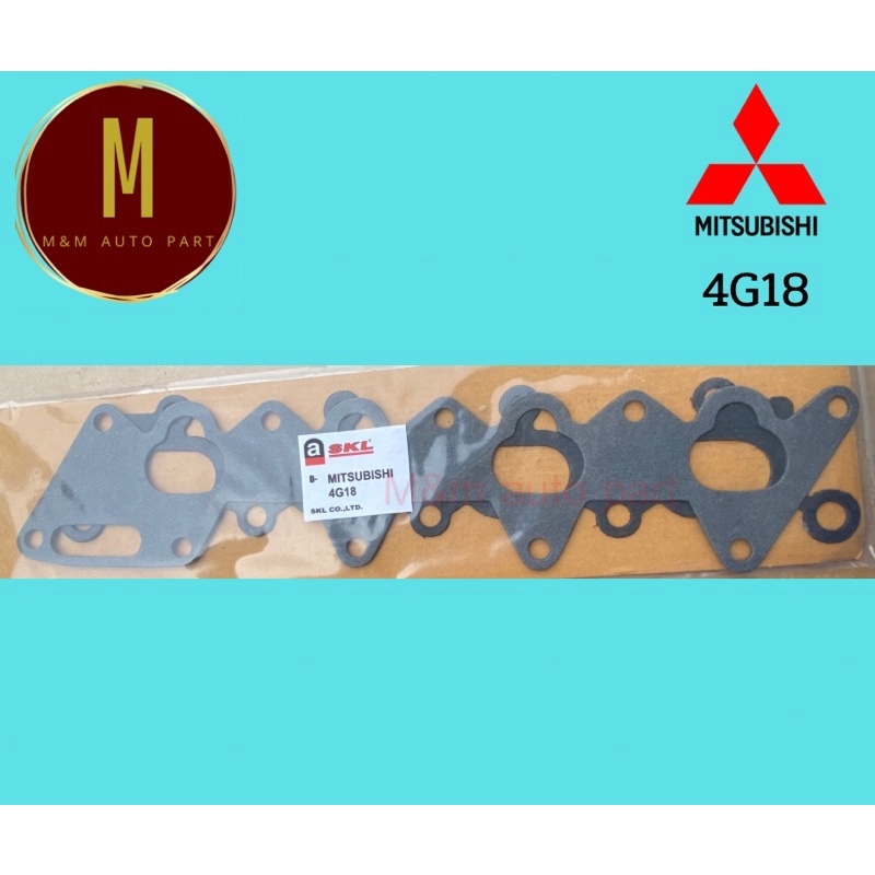 ประเก็นไอดี-ไอเสีย MITSUBISHI 4G18 LANCER CEDIA 16V 1600CC ยี่ห้อ skl ...