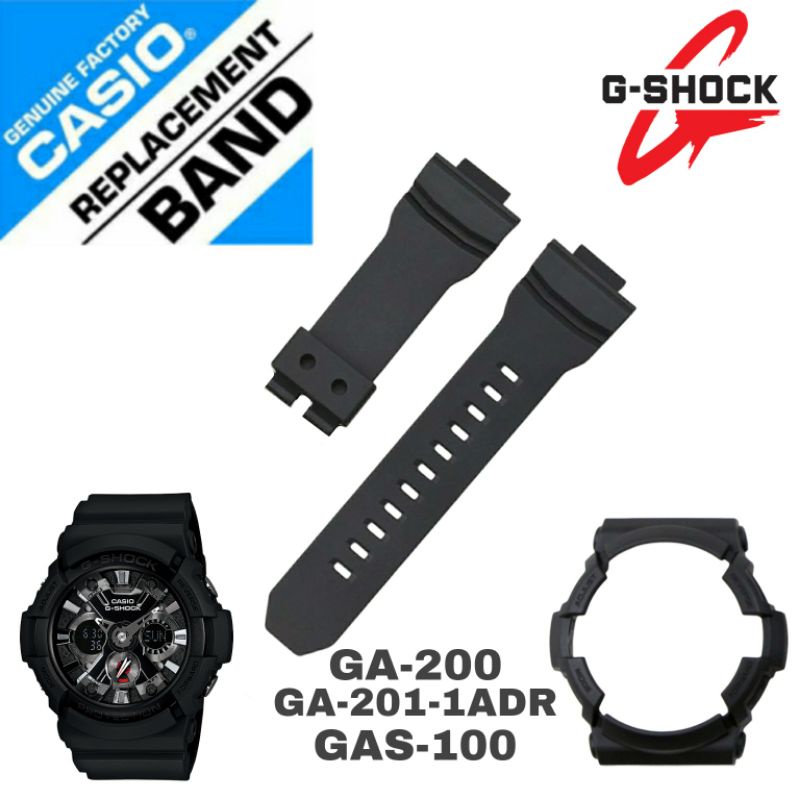 สายนาฬิกา Gshock แท้100% ฟร้อนท์แท้ GA200 GA201 GAS100 GAW-100B GA-150 200 201 300 310 GAS-100 ...
