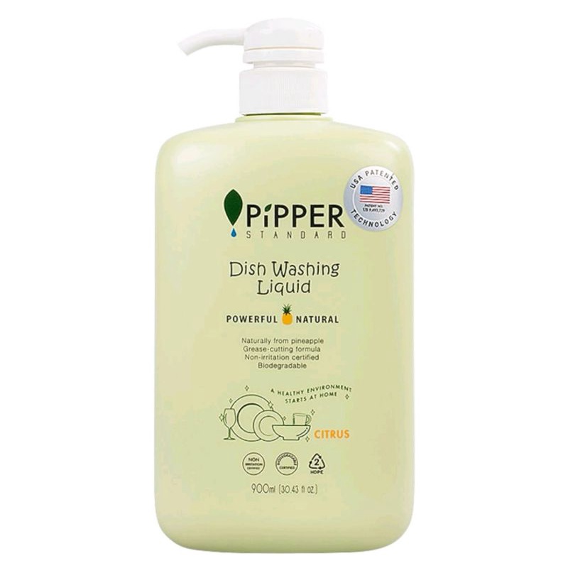 Pipper Standard น้ำยาล้างจานธรรมชาติ กลิ่นซิสรัส ขนาด 900 ml. | Shopee ...