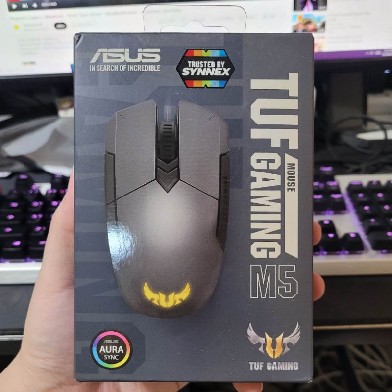 ASUS TUF Gaming M5 - Ambidextrous Ergonomic RGB Gaming Mouse เมาส์มือ ...