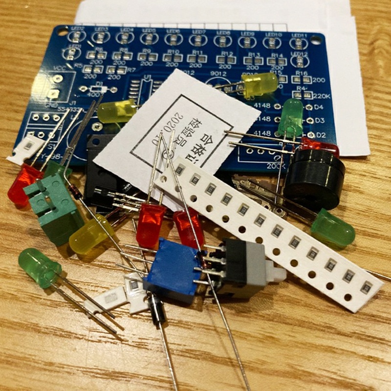 PCF* ไฟ LED อิเล็กทรอนิกส์กระพริบกระดานฝึกบัดกรี PCB DIY ชุด | Shopee ...