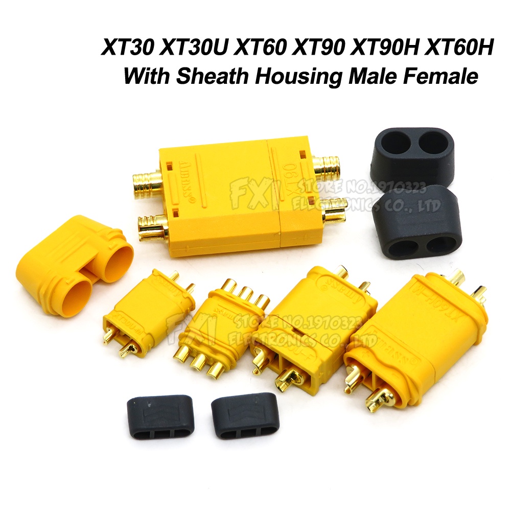 ใหม่ XT30 XT30U XT60 XT90 XT90H XT60H Sheath Housing ชายหญิง Bullet ...