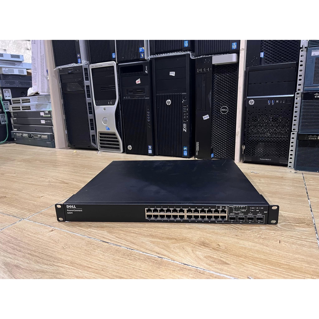 dell powerconnect 6224 24port gigabitสวิทมือสองพร้อมใช้งาน | Shopee ...