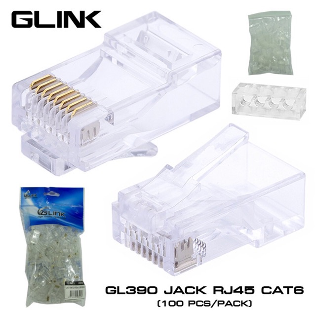 Glink RJ-45 Cat5e/Cat6/Cat6e รุ่น GL380 / GL381 / GL382 / GL389 / GL390 ...