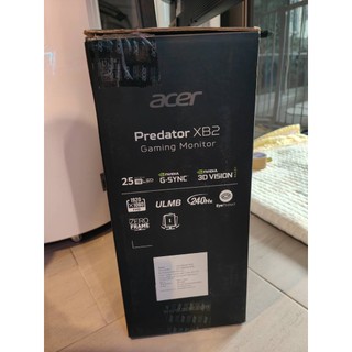 MONITOR ACER PREDATOR XB2 25" TN 240Hz 1ms (G-SYNC) | Shopee Thailand