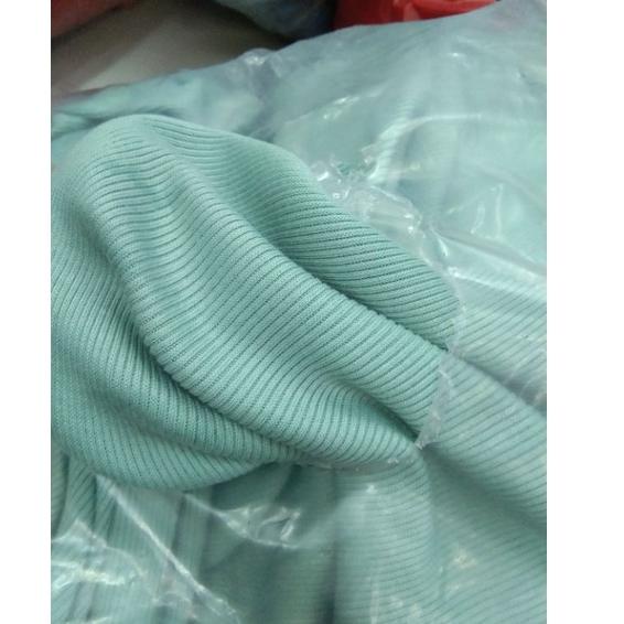 ขายส ่ งซื ้ อ 3 ฟรี MINI GOLD NIT Fabric/RIB PREMIUM COTTON T-Shirt (CVC ) ต ่ อ 1 เมตร (2x2 ...