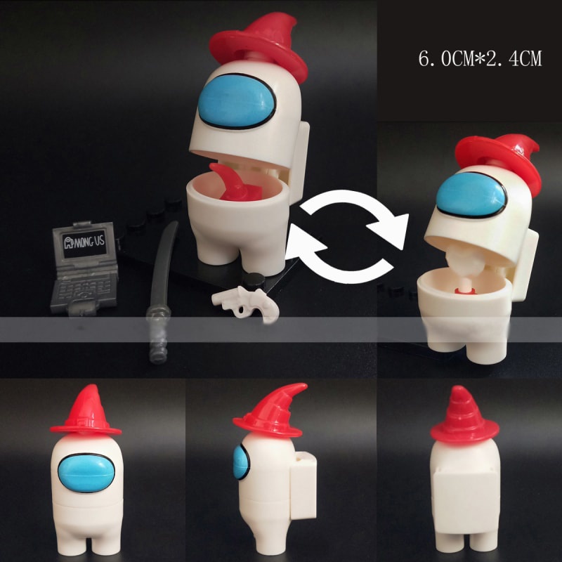 ฟิกเกอร์ Among Us Minifigures Shapeshifter Scientist Engineer Guardian ...