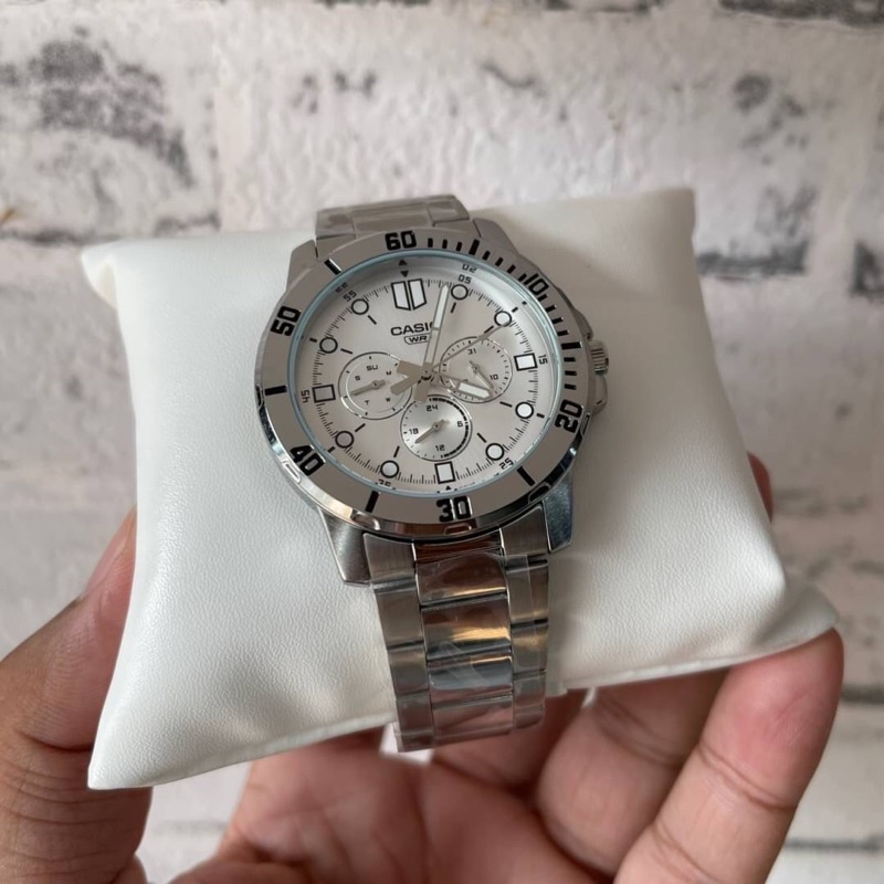 🎁CASIO STANDARD MTP-VD300D-7E ของแท้ 100% พร้อมส่ง ประกัน 1 ปี | Shopee Thailand