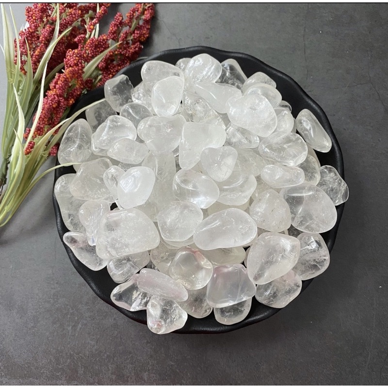 1Pc Natural Clear Quartz Tumble Stone / High Quality / Enhances psychic ...