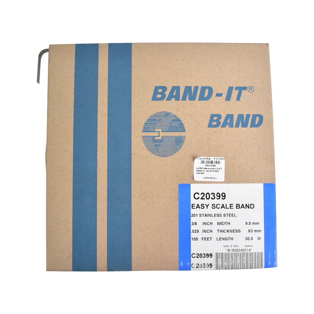 เคเบิ้ลไทส์สแตนเลส (3/8") BAND-IT 201SS BAND C20399 | Shopee Thailand