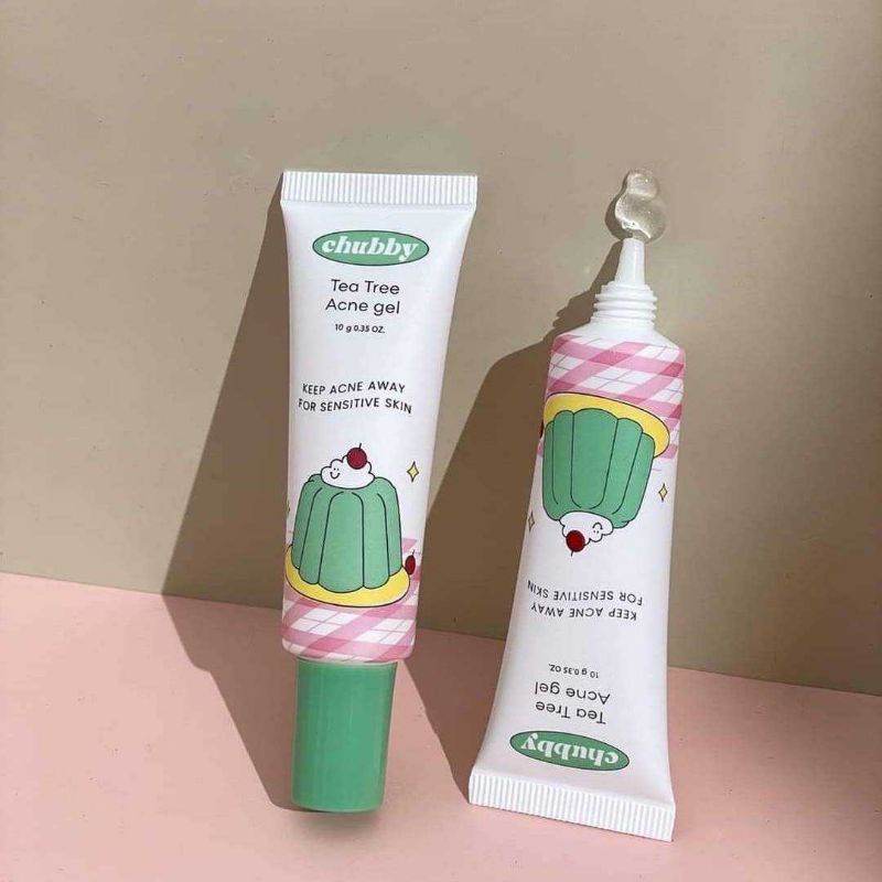 เจลแต้มสิวชับบี้ CHUBBY TEA TREE ACNE GEL ชับบี้ทีทรีแอคเน่เจล ขนาด 10 ...