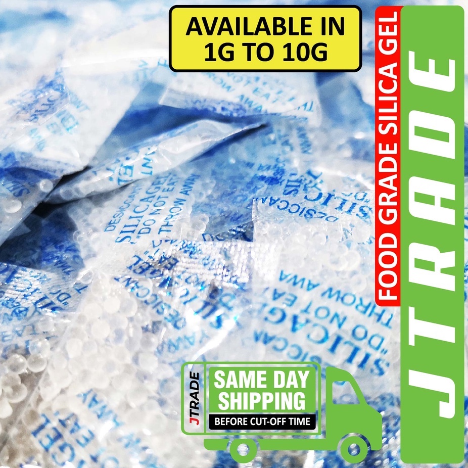 ซิลิกาเจล 1g / 2g / 5g / 10g เกรดอาหาร JTRADE | Shopee Thailand