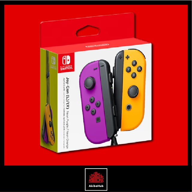 [Nintendo Switch] Joy-Con Controllers (Purple / Orange) | Shopee Thailand