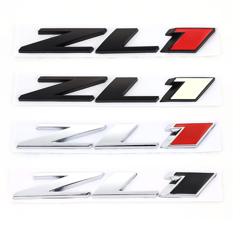 三维โลหะzl1รถbadgeด้านหลังtrunk Emblem ZL1 Decalsสติกเกอร์รถจัดแต่งทรงผม ...