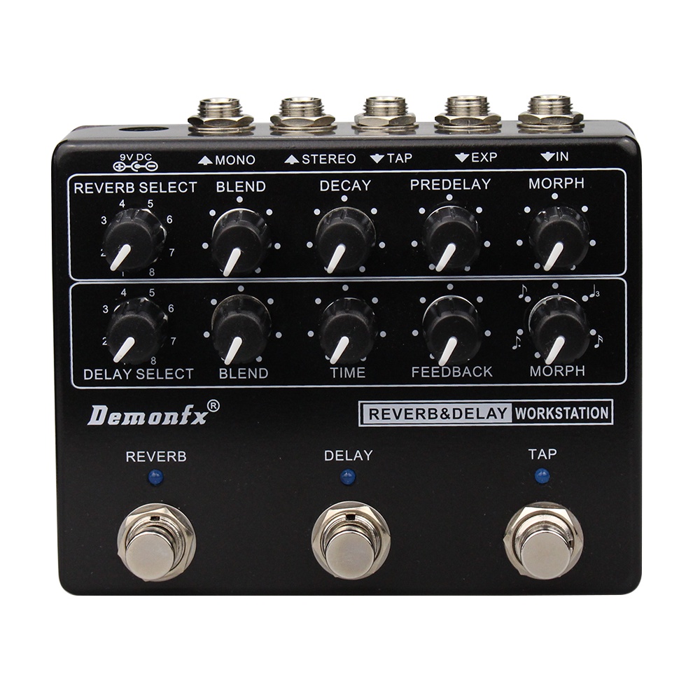 แป้นเหยียบเอฟเฟคกีตาร์ เบส Demonfx NEW RDW Reverb Delay Workstation ...