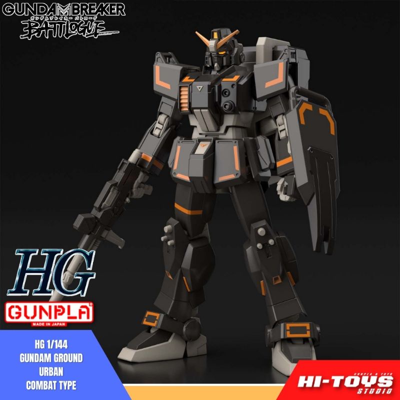 BANDAI GUNPLA HIGH GRADE HG 1/144 GUNDAM GROUND URBAN COMBAT TYPE ...