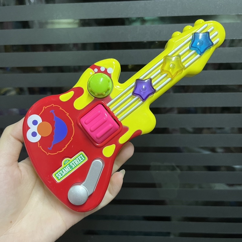 Fisher-Price Sesame Street Elmo Mini Guitar ของเล่นเครื่องดนตรี กีตาร์ ...