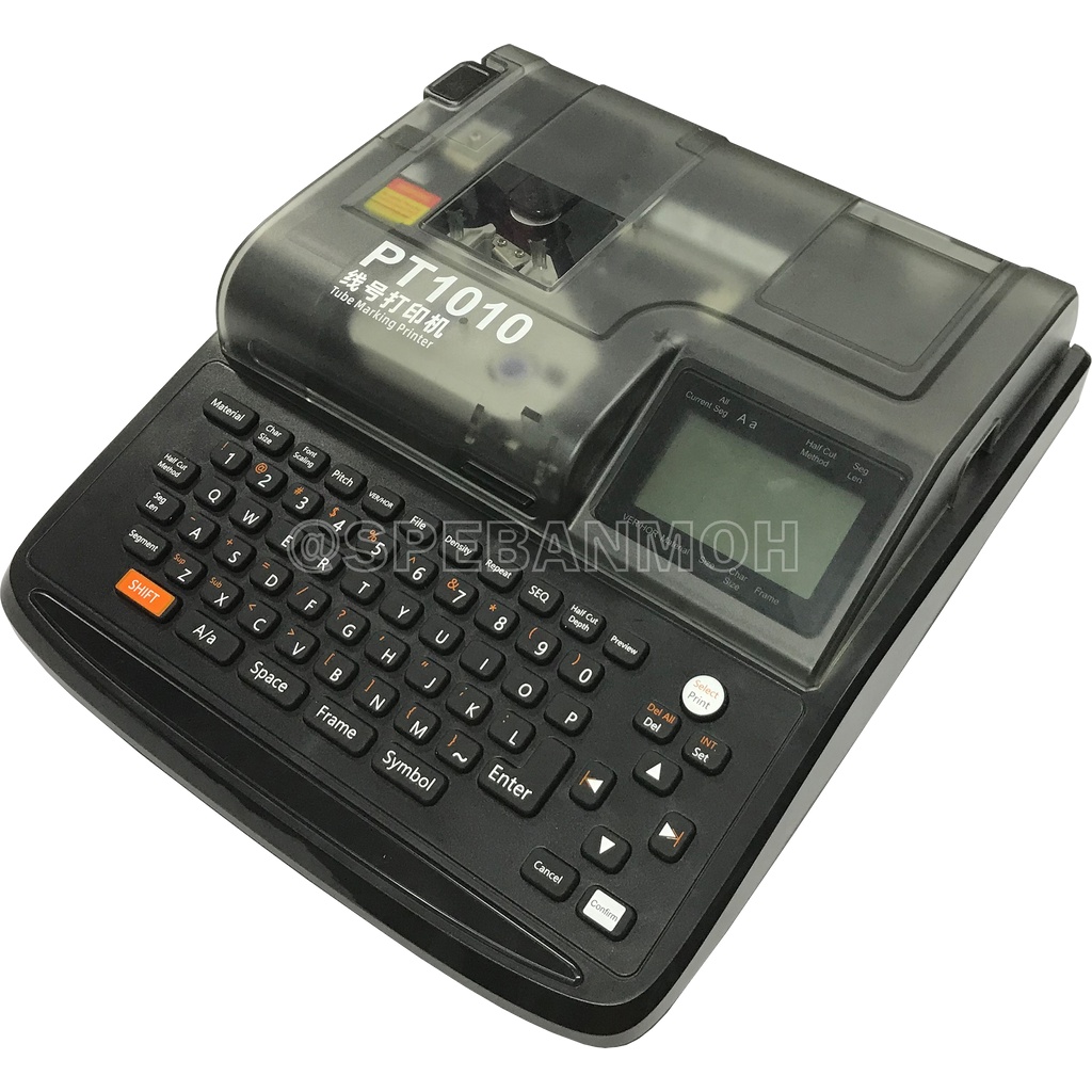 PT1010 เครื่องพิมพ์ปลอกสายไฟ PT-1010 เครื่องพิมพ์ท่อ Hot Mark เครื่อง ...