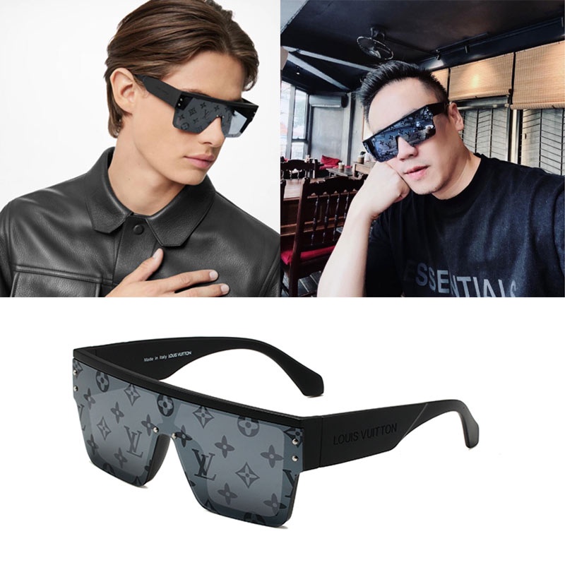 LV Lo*ui Vuit*to แว่นตากันแดด ทรงสี่เหลี่ยม ไล่โทนสี สําหรับผู้ชาย ...