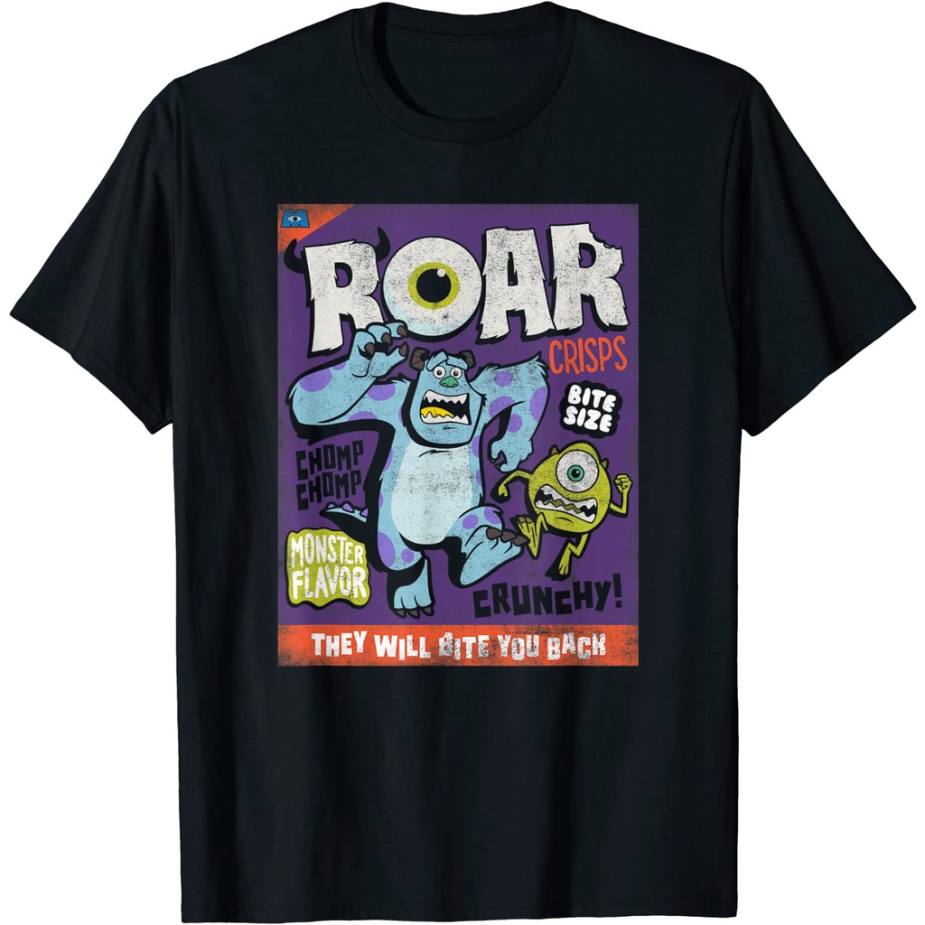 PRIA Adult Clothes Monsters Inc Halloween Roar Crisps T-Shirt Fashion ...