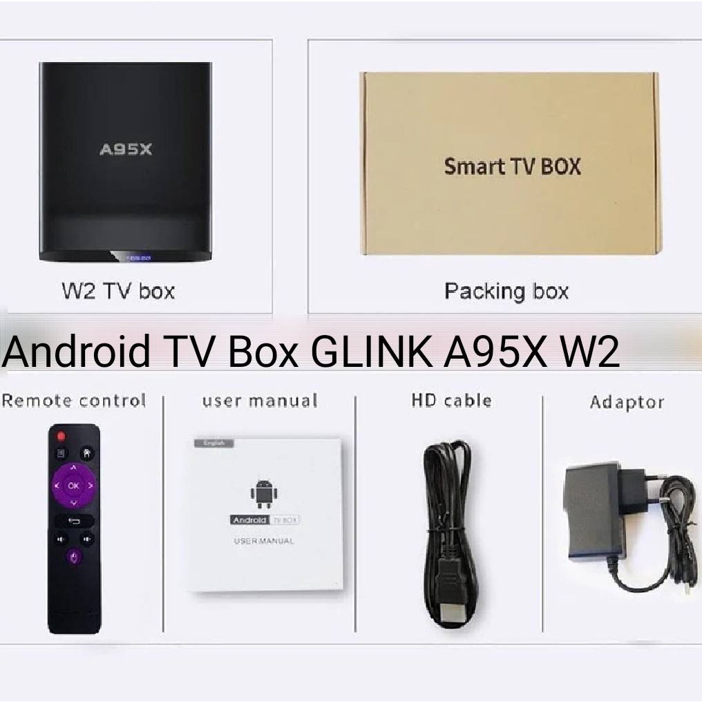 Android TV Box GLINK A95X W2 (Rom 32GB Ram 4GB) แอนดรอย ทีวี กล่องรับ ...