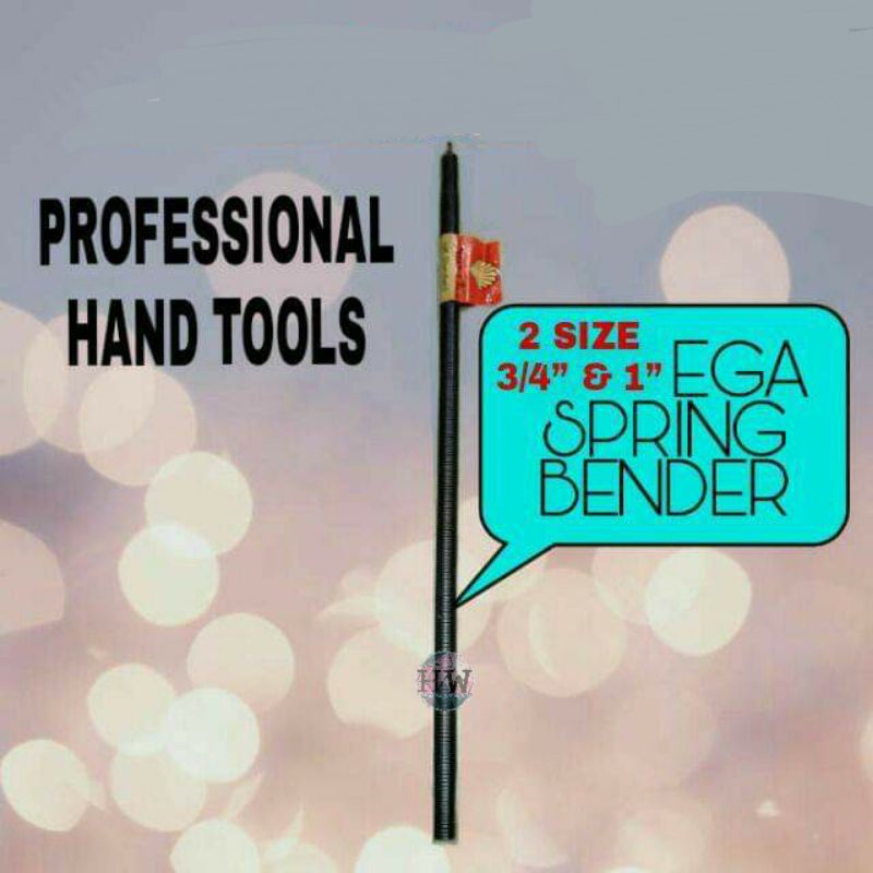 3/4 (20mm) / 1 (25mm) PIPE BENDER EGA SPRING BENDER / PVC PIPE BENDING ...
