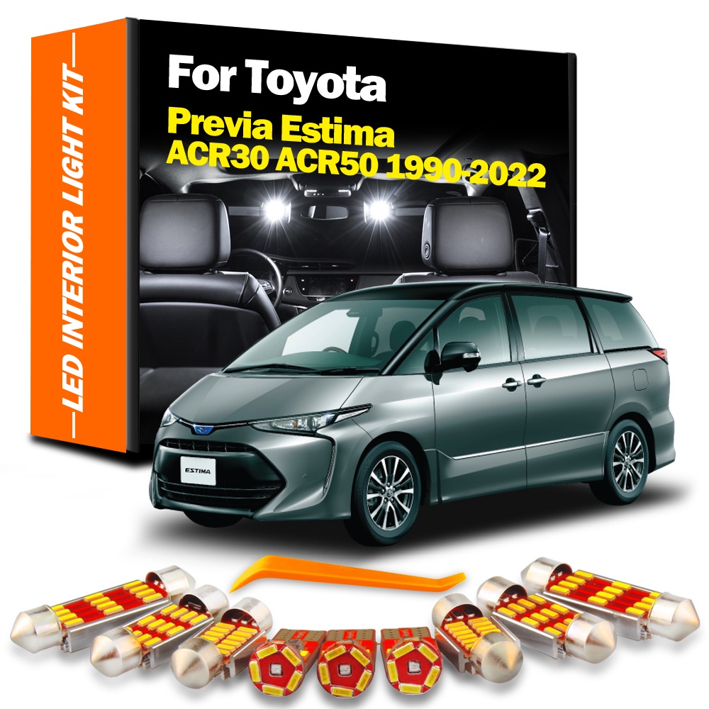 ชุดไฟ LED ติดภายในรถยนต์ สําหรับ Toyota Previa Estima ACR30 ACR50 1990 ...
