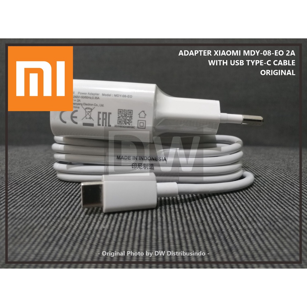 เครื่องชาร์จ XIAOMI 2A MDY-08-EO REDMI 5 5A 6 6A 7 7A 8 8A NOTE 5 6 7 8 ...