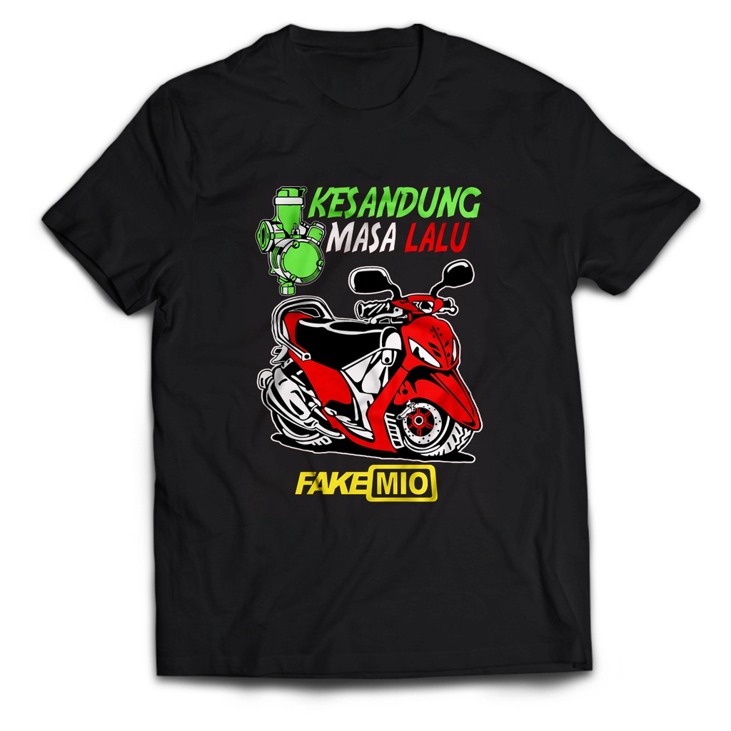 เสื้อยืด พิมพ์ลายรถจักรยานยนต์ FAKE MIO Impression Of The Past สําหรับผู้ชาย และผู้ใหญ่ | Shopee ...