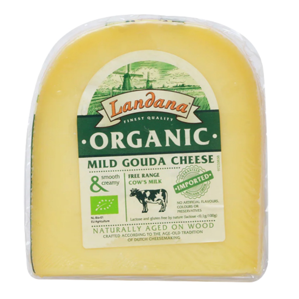 ลันดานา ออร์แกนิคมายด์ดัทช์เกาด้าชีส 200 กรัม - Organic Mild Dutch ...