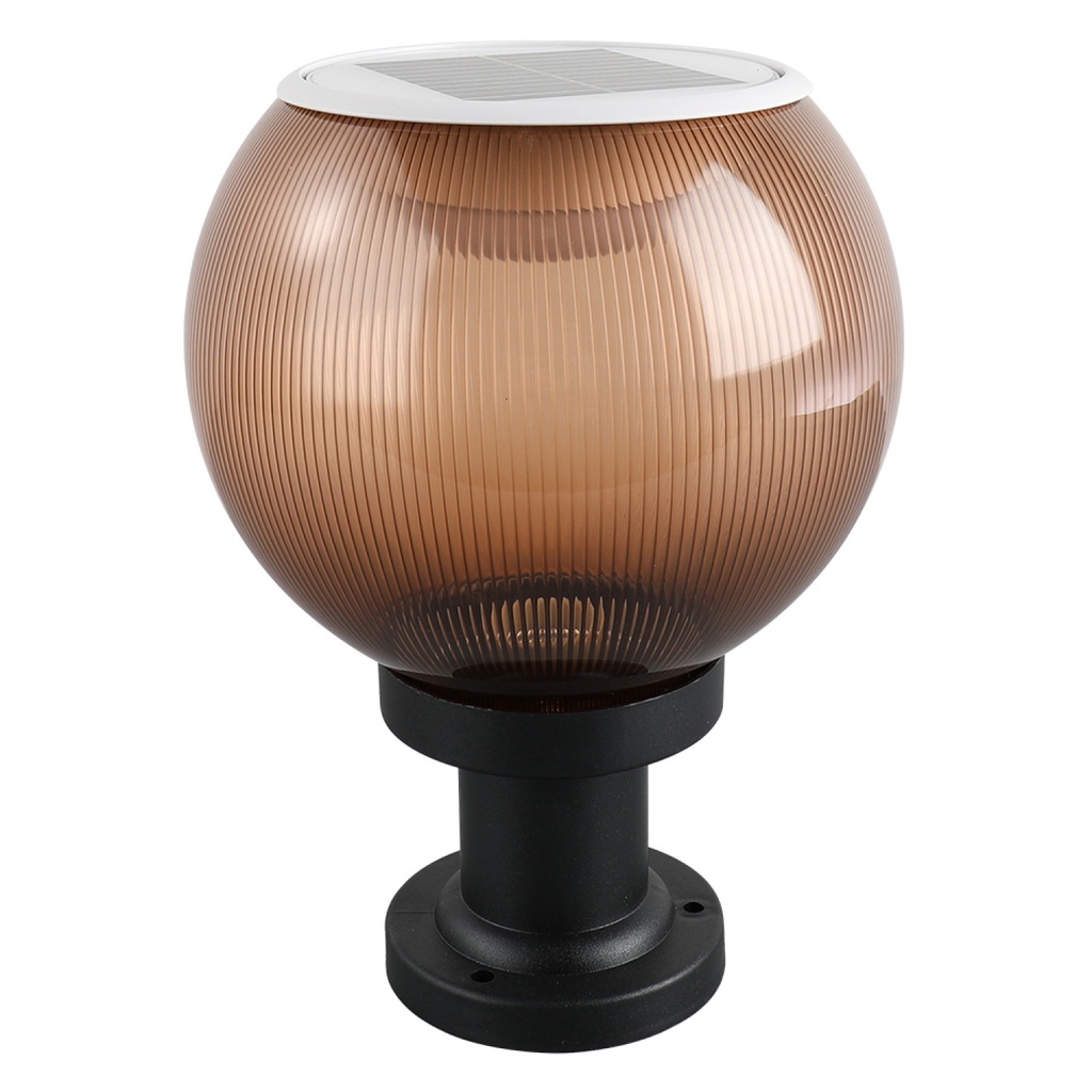 EILON โคมไฟหัวเสาโซลาร์เซลล์ 10W ปรับได้ 3 แสง ขนาด 200*300mm รุ่น ...