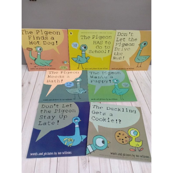(New) Pigeon Series 7 Books Collection Set. By Mo Willems | Shopee Thailand