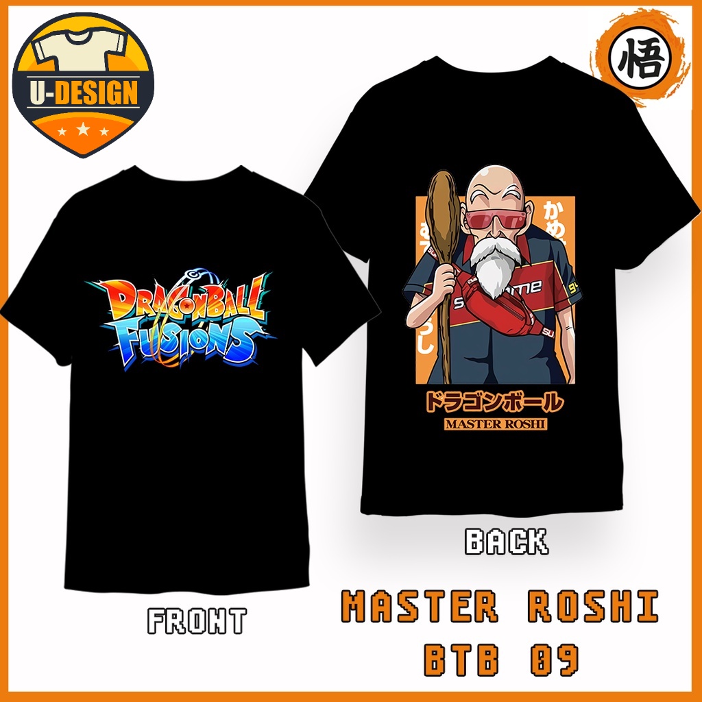 เสื้อยืด cotton Master Roshi Dragon Ball Z Super Anime Shirt Tshirt ...