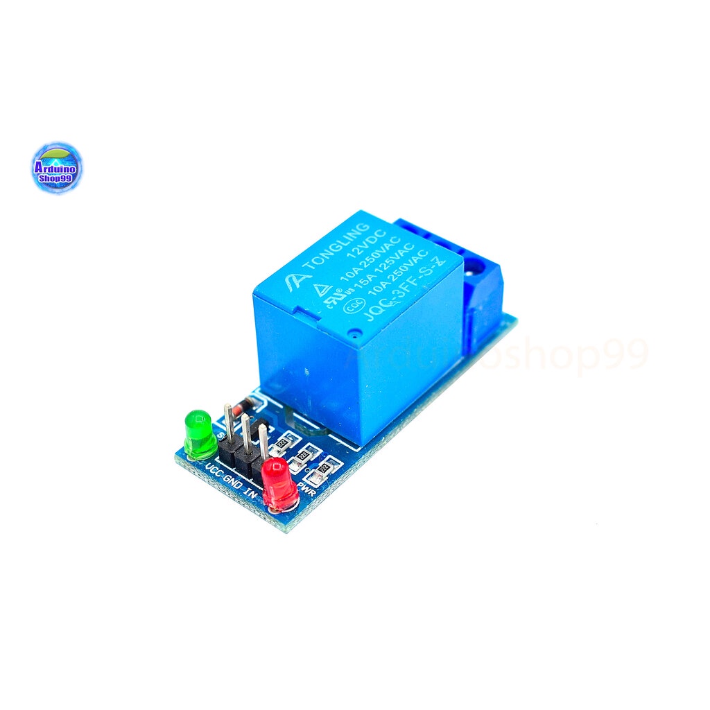 1-channel 12V relay module with optocoupler isolation low-level trigger ...